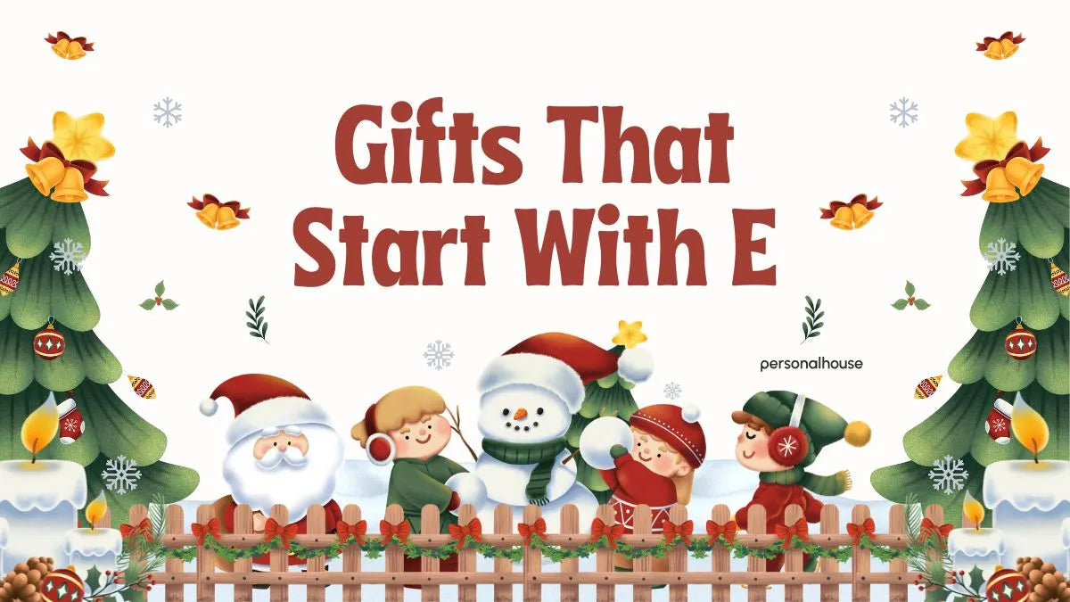 Top 40+ Christmas Gifts That Start With E for Adults - Personal House