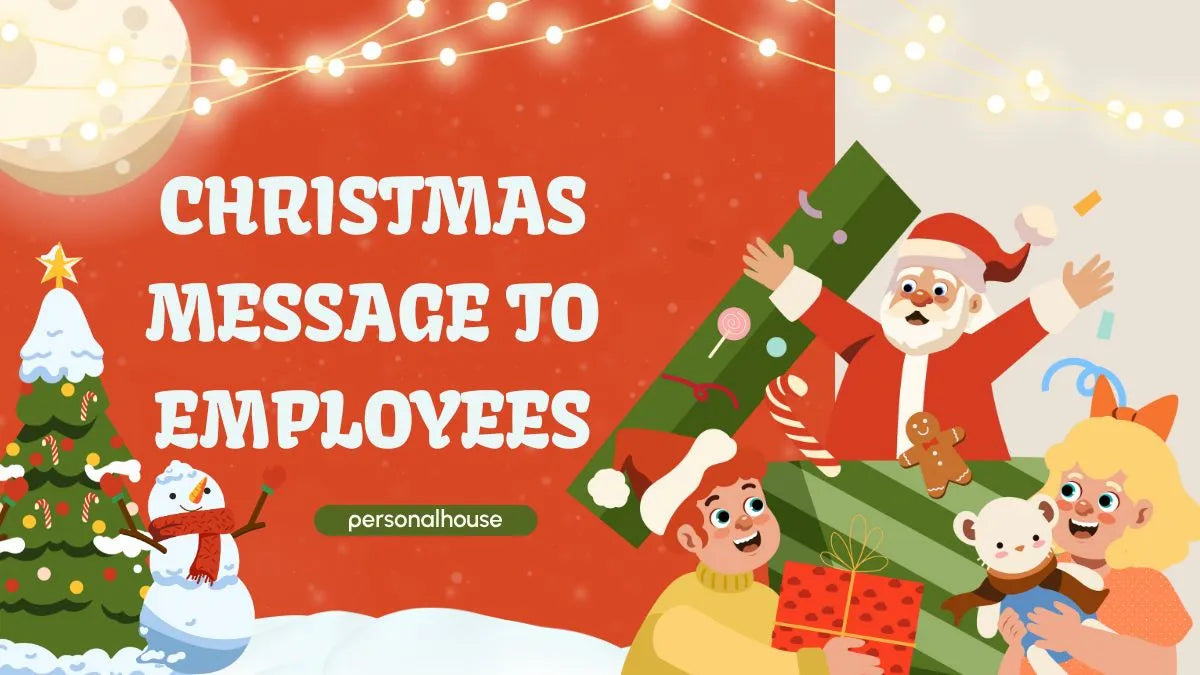 Top 130+ Heartfelt Merry Christmas Message to Employees - Personal House