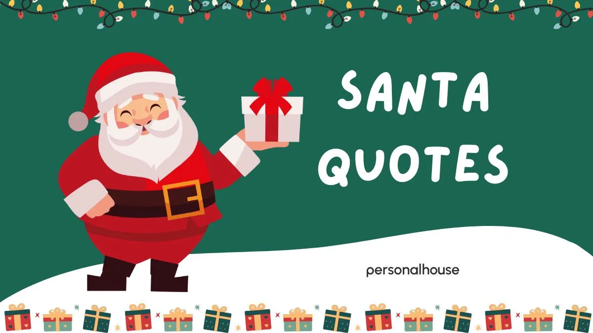 100+ Funny, Cute & Magical Santa Quotes & Sayings - Personal House