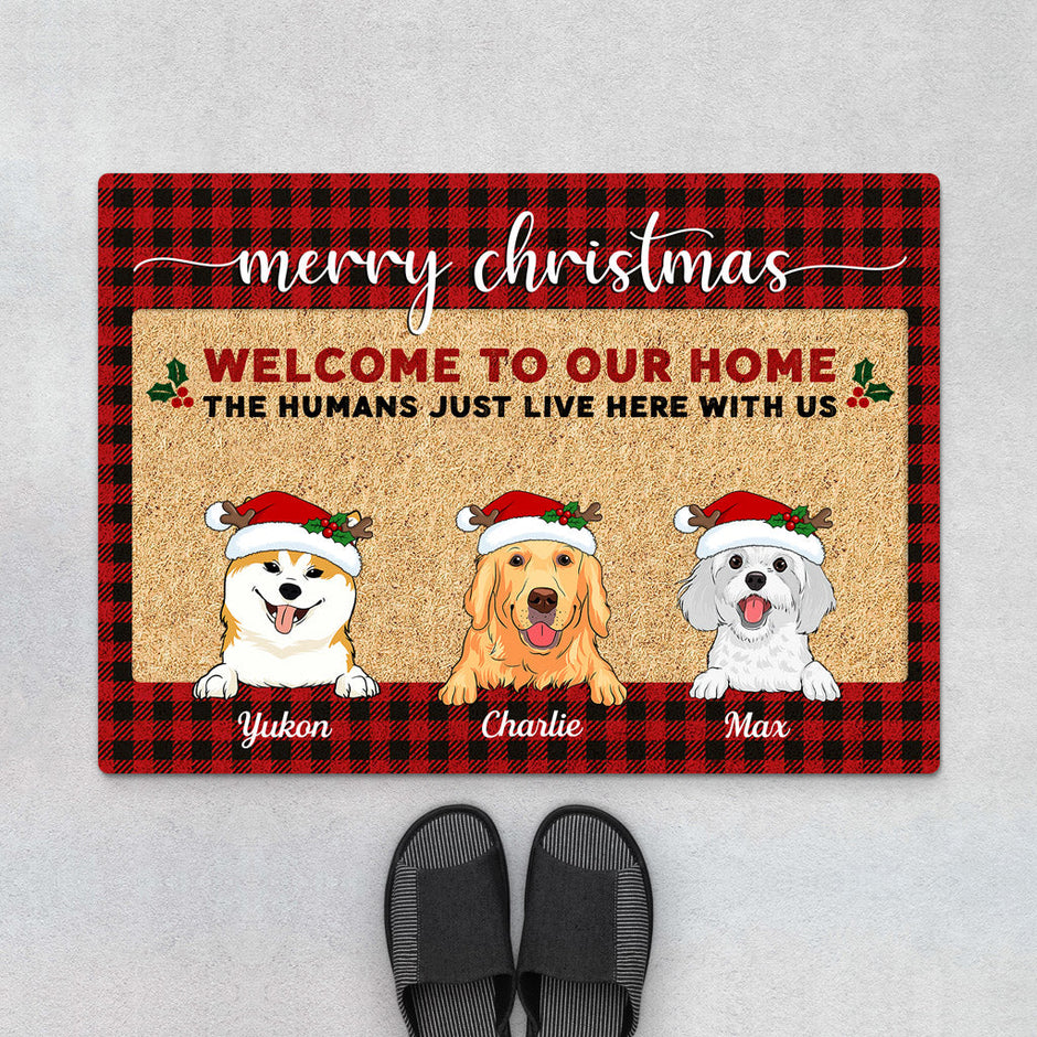 Personalized Door Mats With Dogs - Personal House