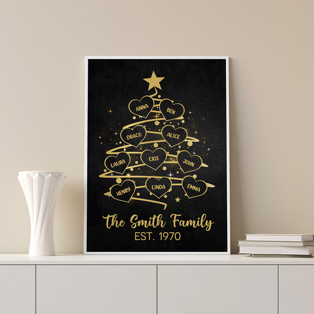 Personalized Family Tree Posters - Personal House