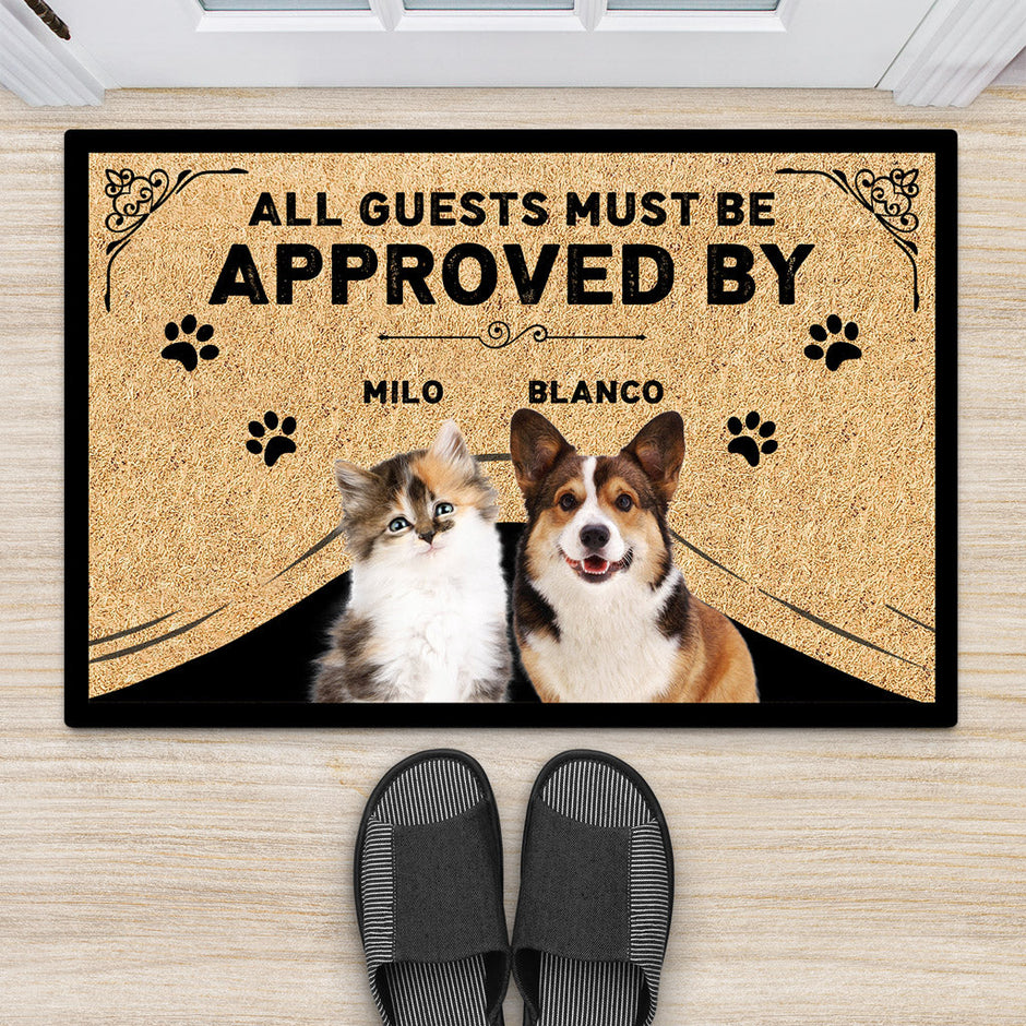 Custom Dog Doormat | Personalized Mats with Dogs - Personal House